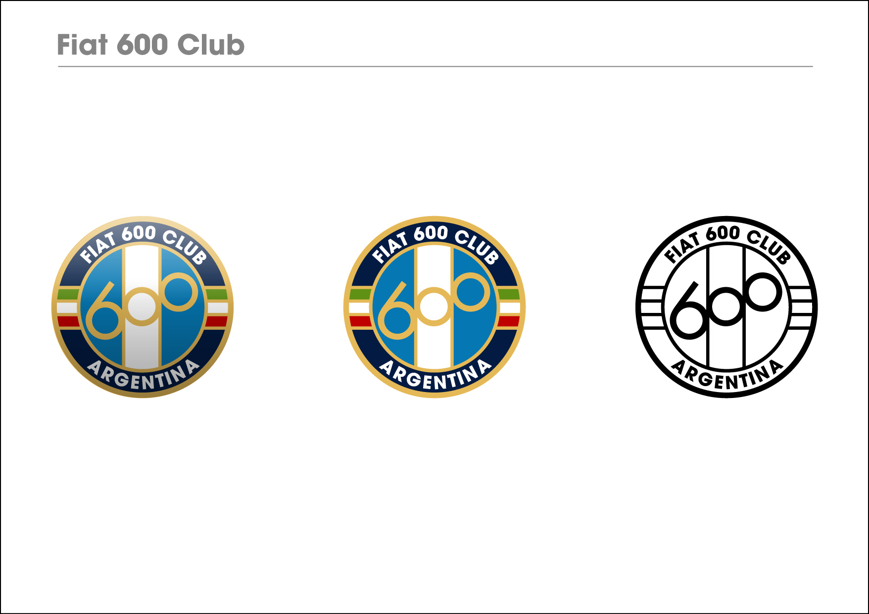 Fiat 600 Club - Pasión por el Fitito - FIAT 600 CLUB con NUEVO LOGO ...